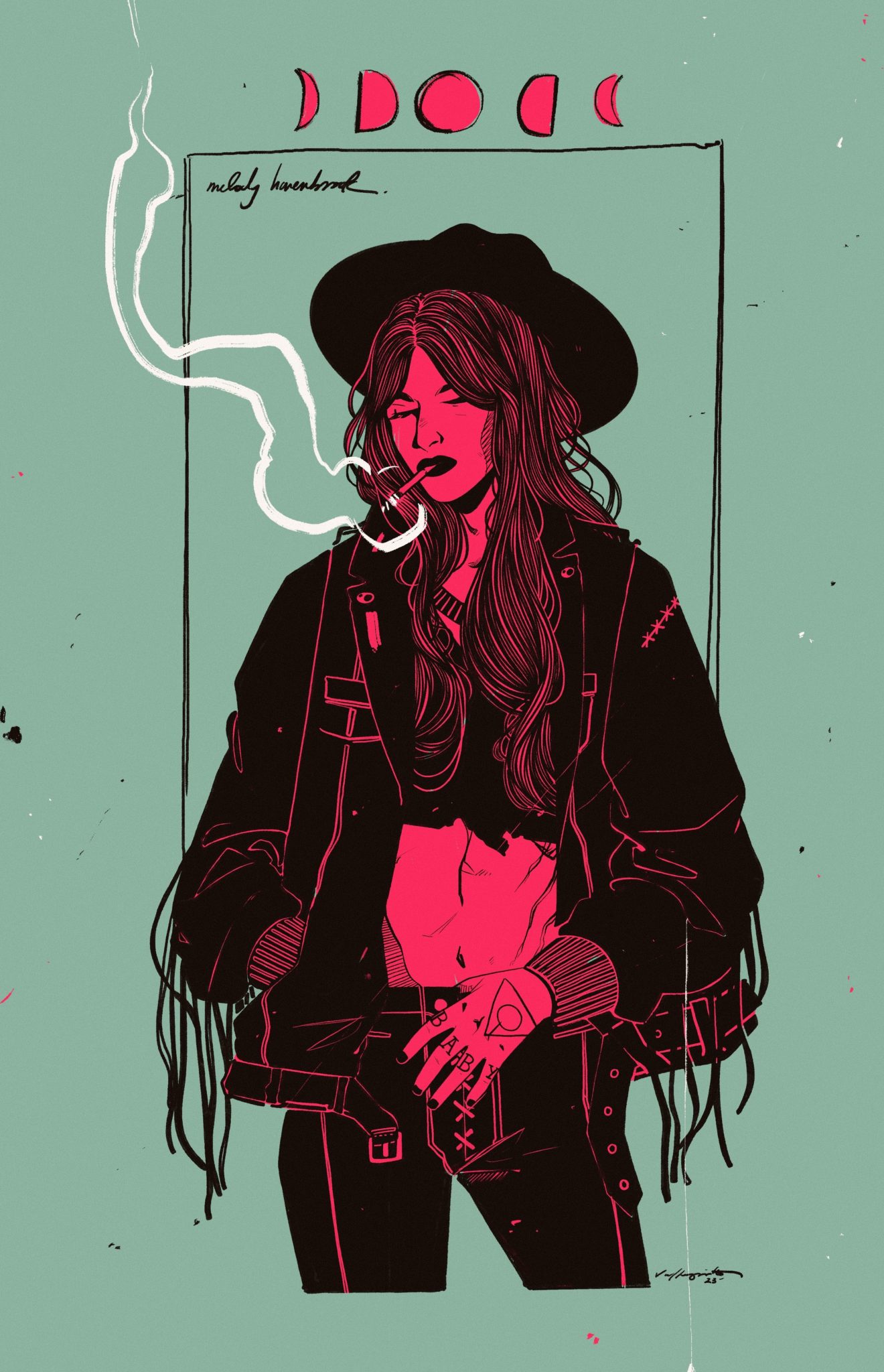 Blade Maidens: Mel Pin-Up, August 2023 - Blade Maidens